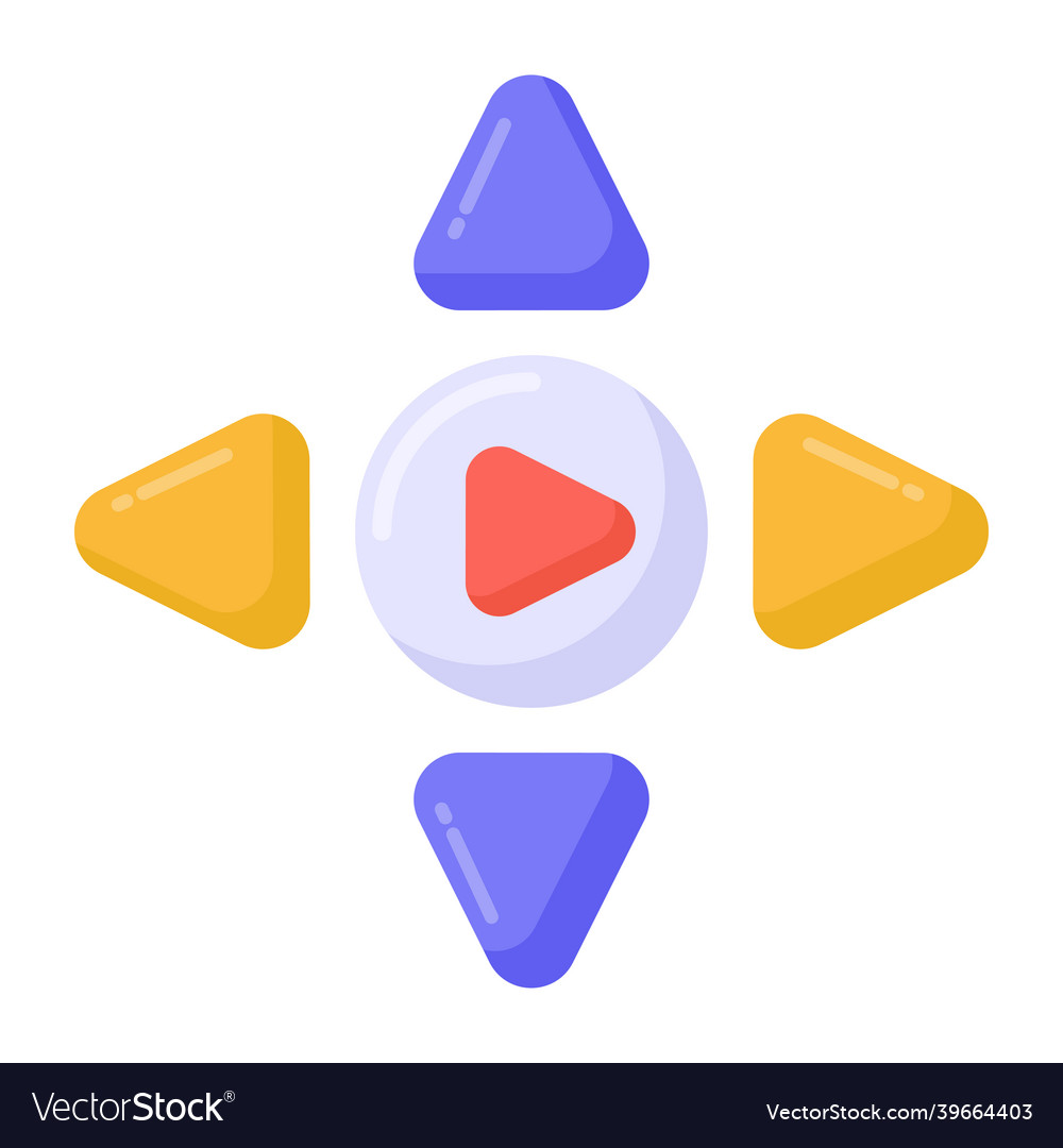 Arrow Keys Royalty Free Vector Image Vectorstock