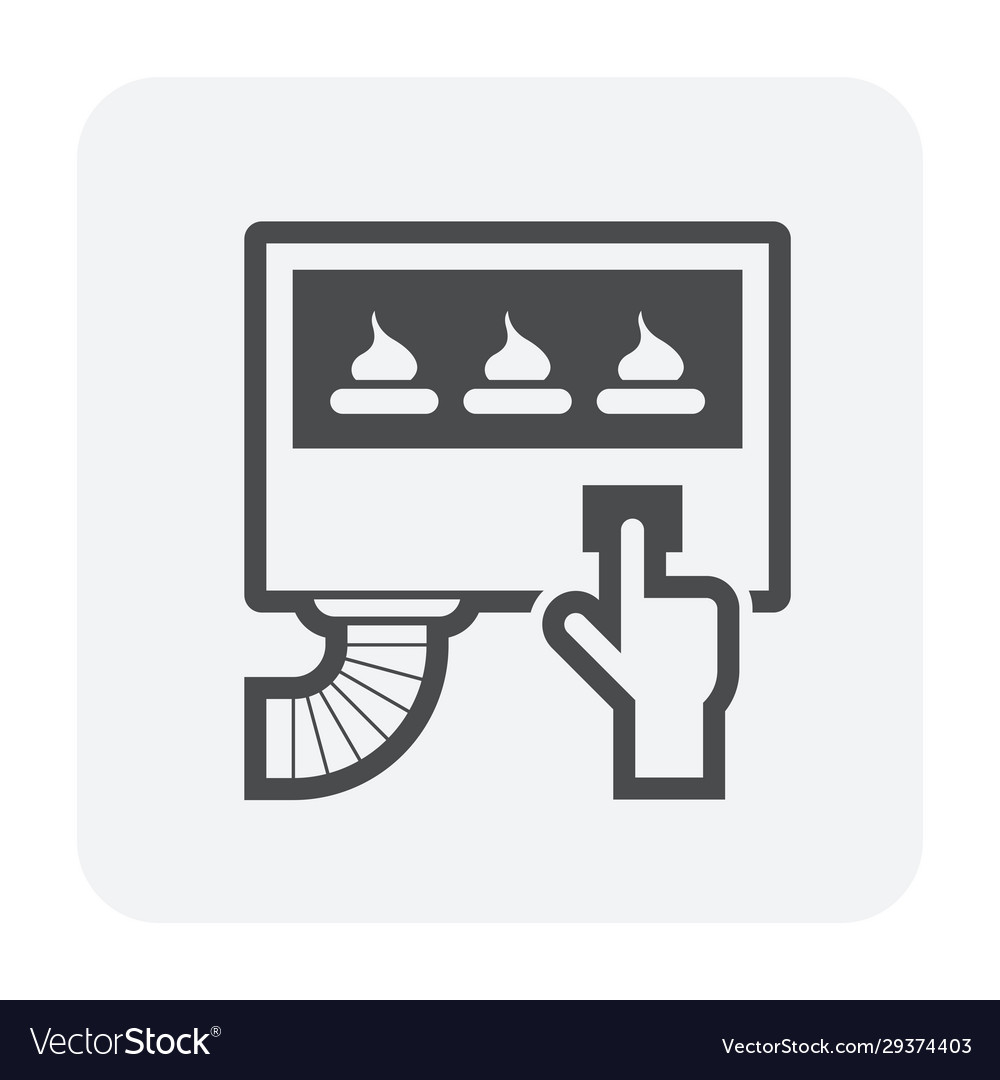Food processing icon Royalty Free Vector Image