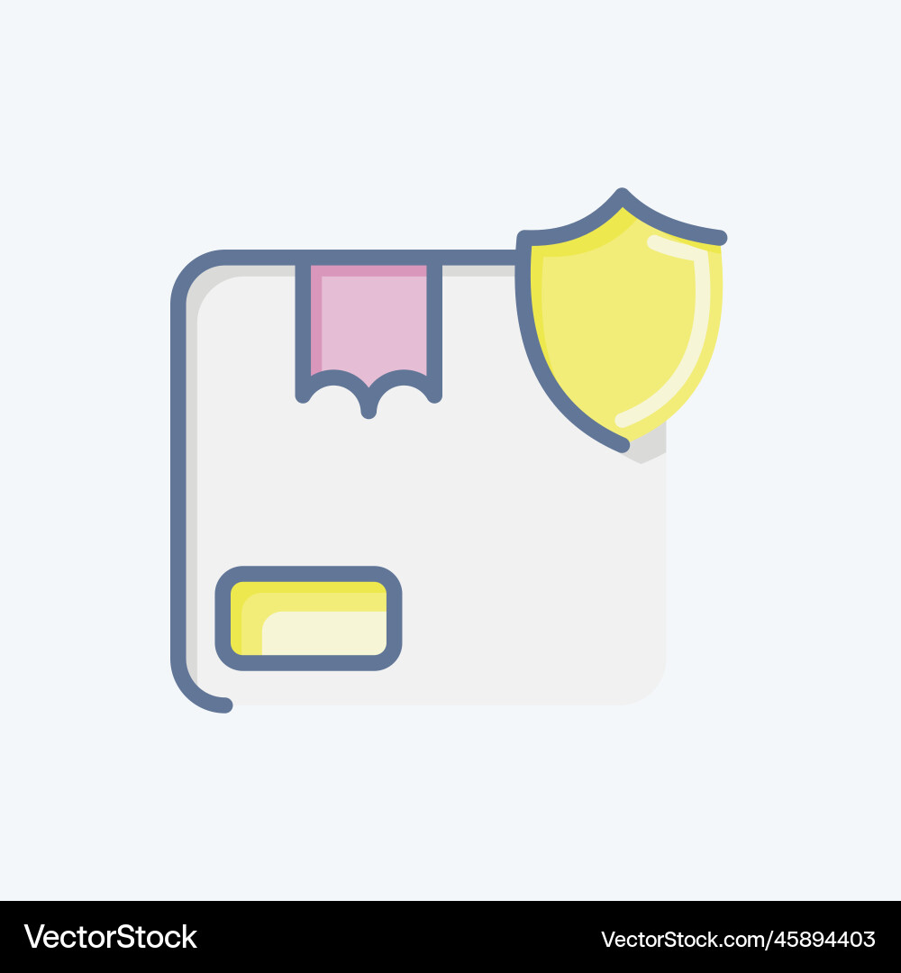 Icon order protection related to contactless Vector Image