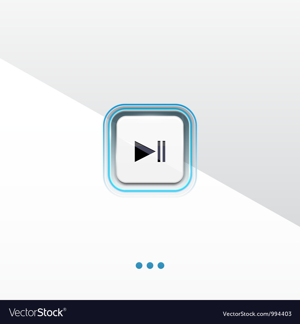 Play button design Royalty Free Vector Image - VectorStock