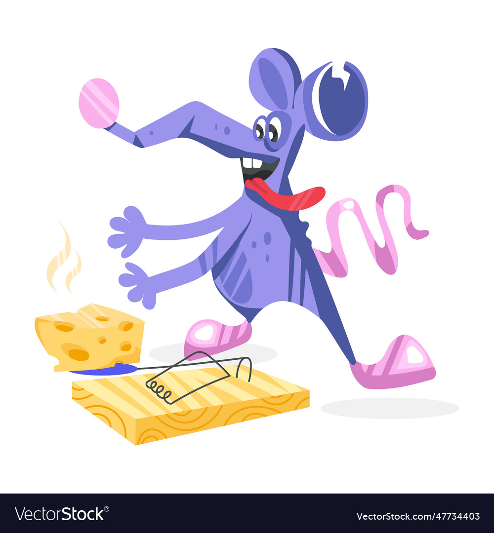 Rat trap Royalty Free Vector Image - VectorStock