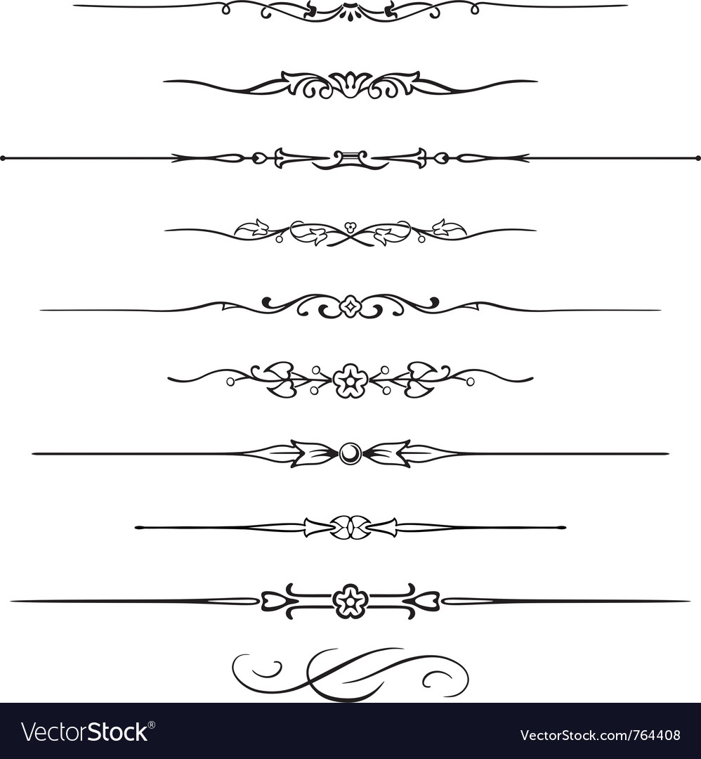 Page rules Royalty Free Vector Image - VectorStock