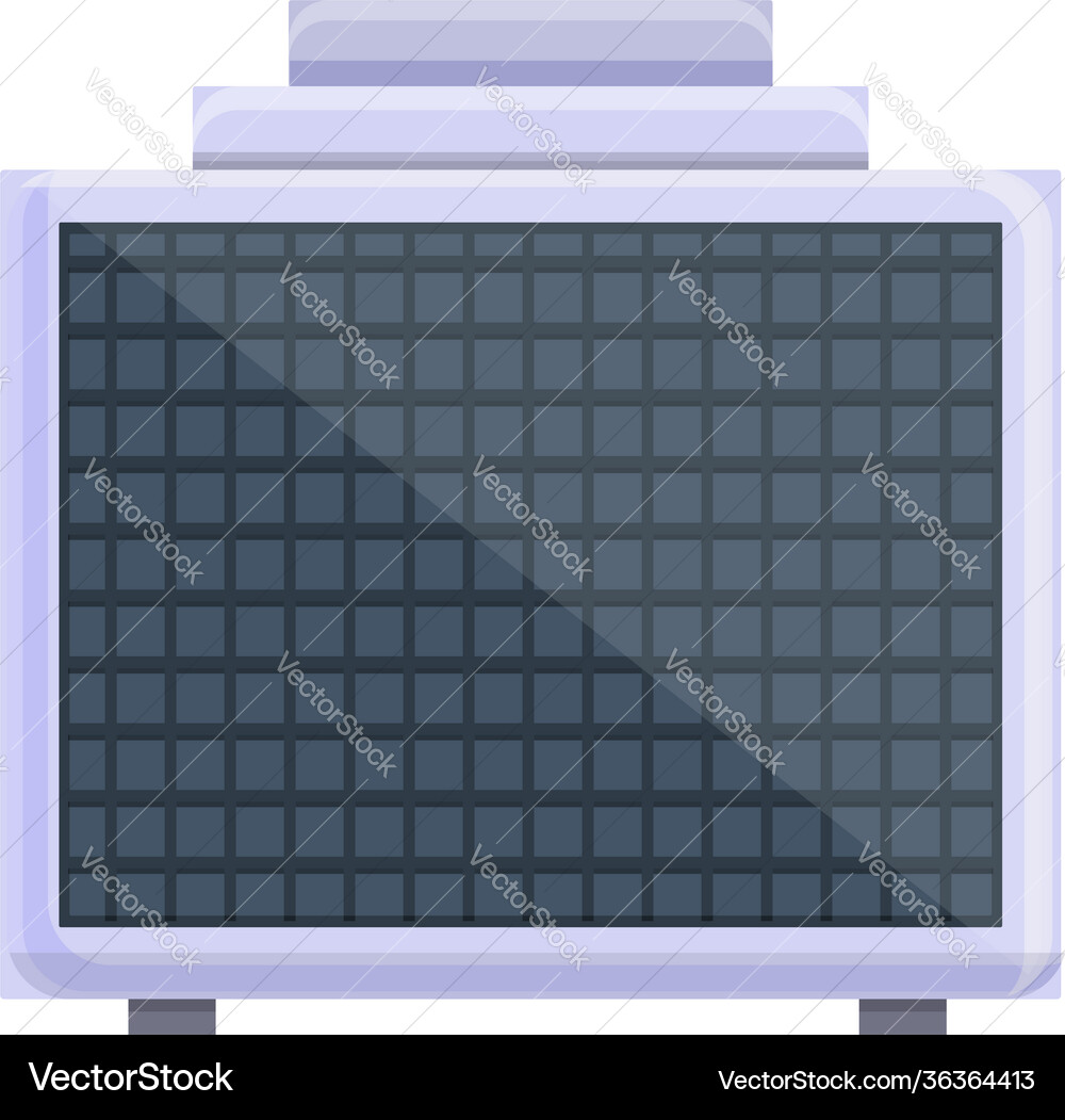 Air filter for pool icon cartoon style Royalty Free Vector