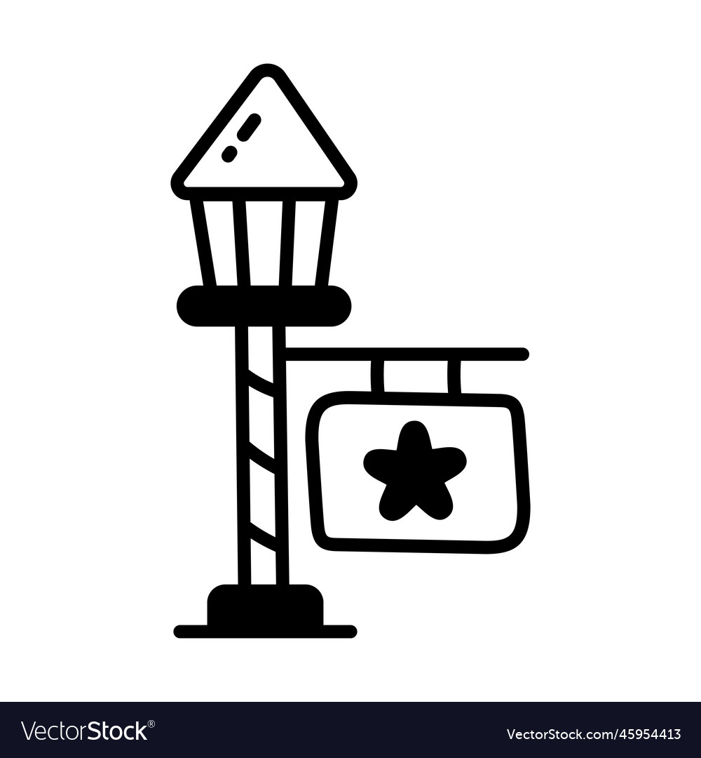 Lamp post Royalty Free Vector Image - VectorStock
