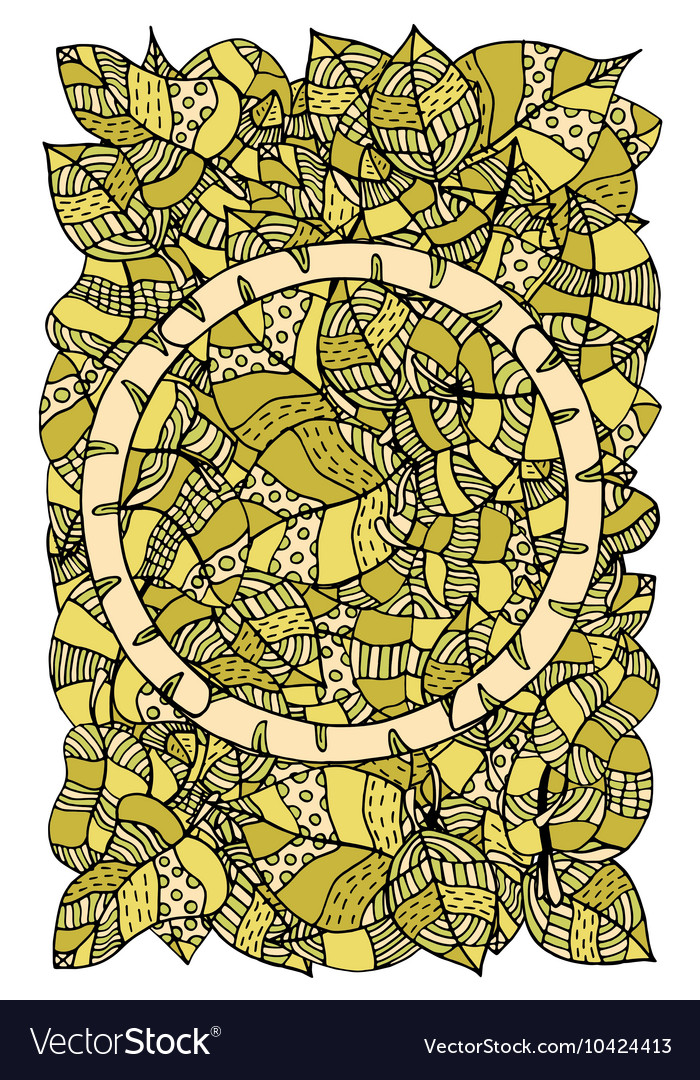 Leaf frame Royalty Free Vector Image - VectorStock