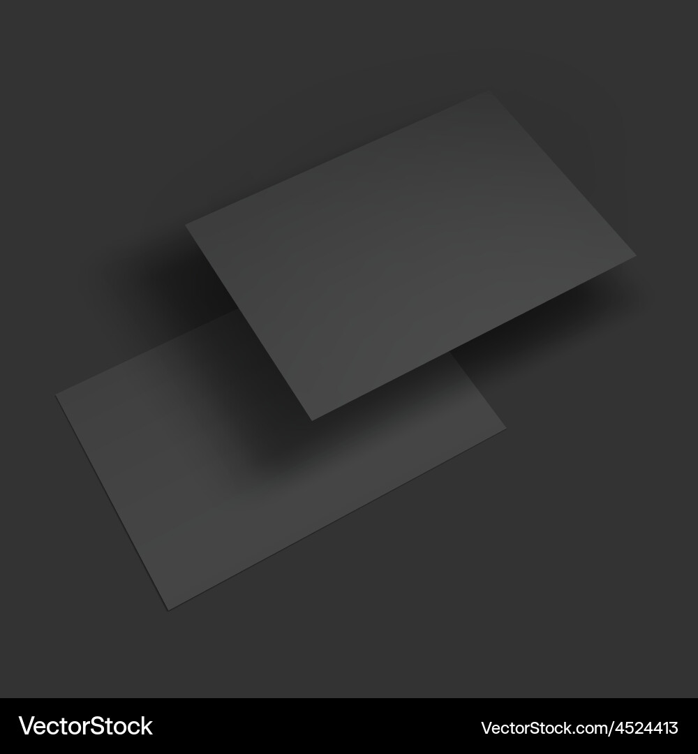 Stack of pages with curved corners business Vector Image