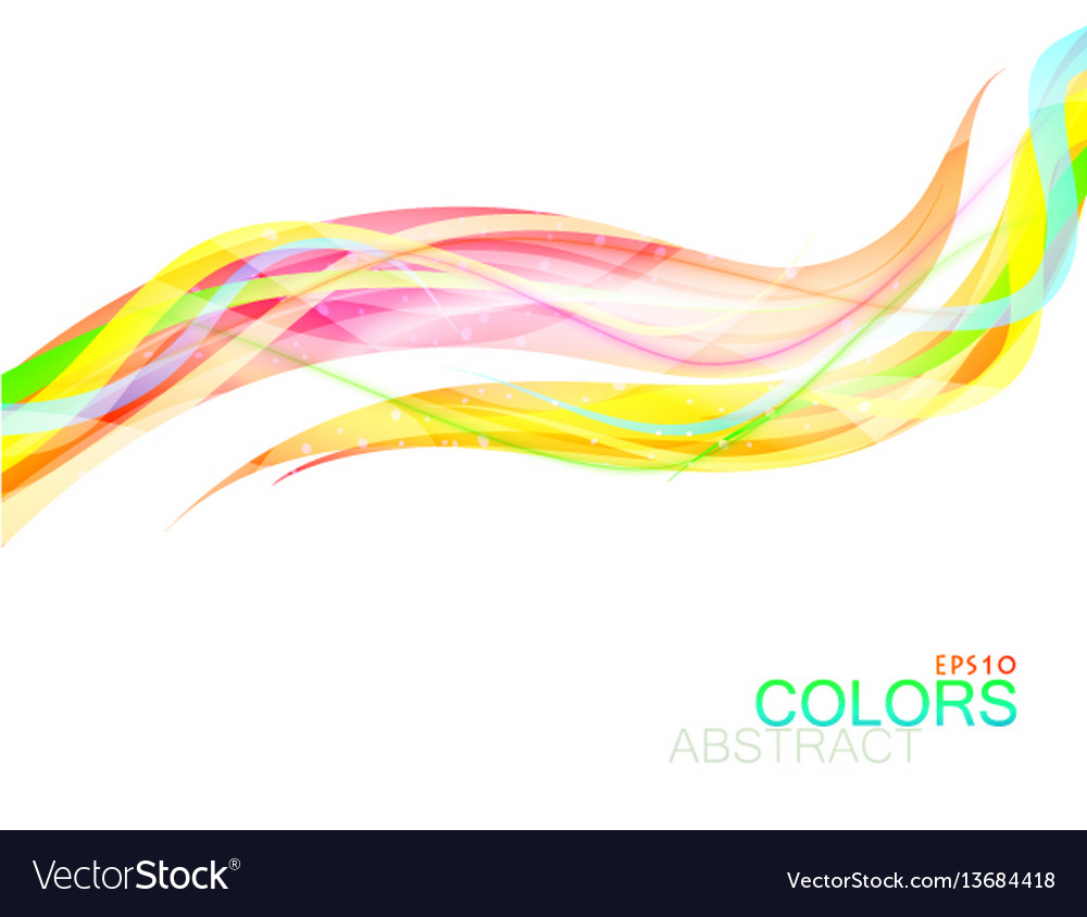 Colorful curve Royalty Free Vector Image - VectorStock Colorful curve Royalty Free Vector Image - VectorStock