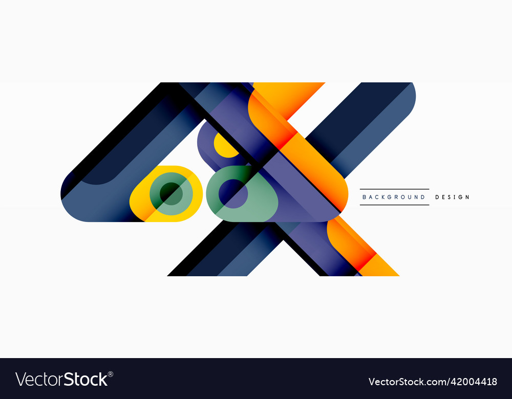 Lines Geometric Creative Abstract Background Vector Image