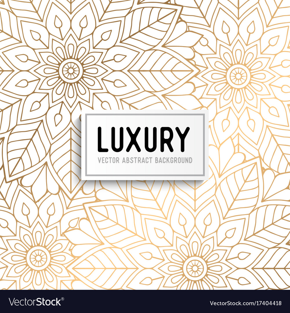 Luxury pattern Royalty Free Vector Image - VectorStock