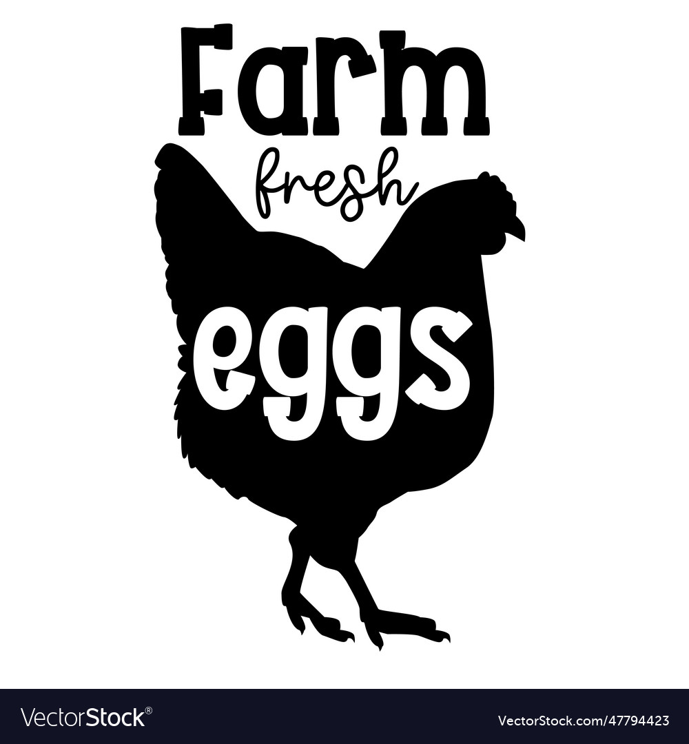 Farmhouse lettering hand drawn typography poster Vector Image