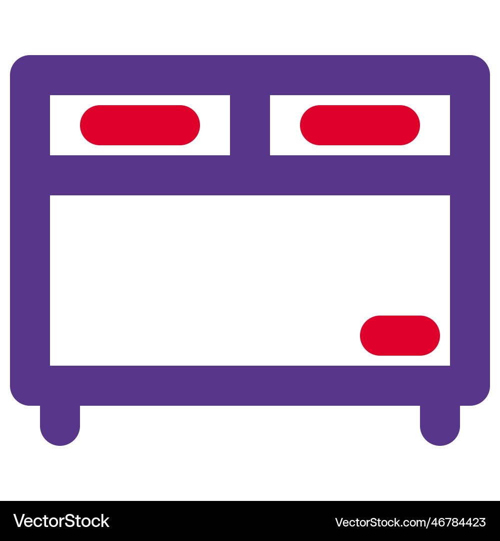Food preservation device a freezer Royalty Free Vector Image