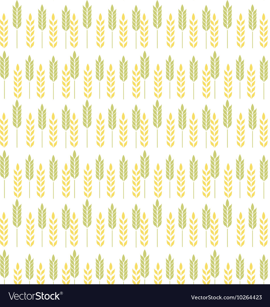 Rice pattern Royalty Free Vector Image - VectorStock