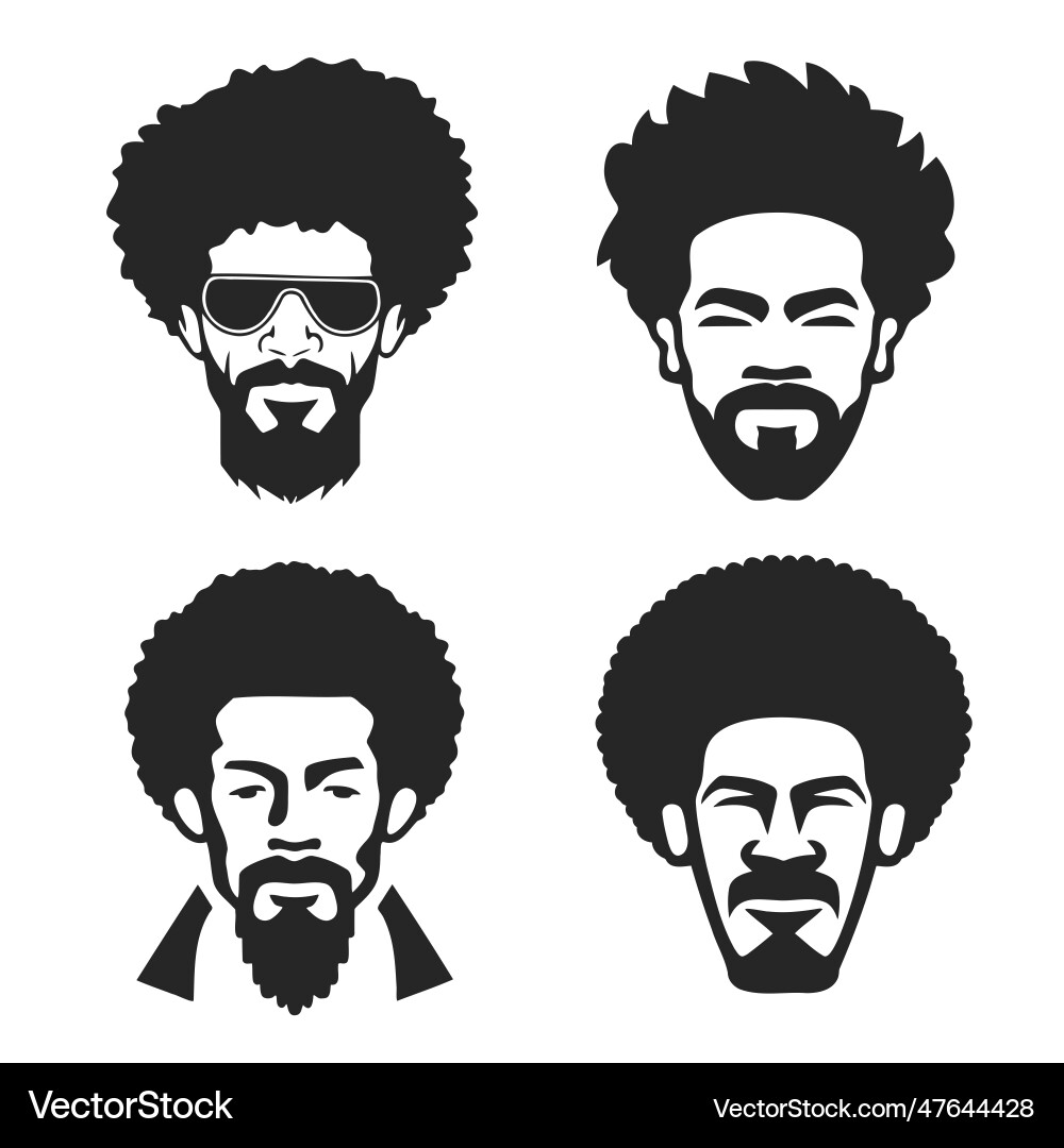 Afro Hair Vector