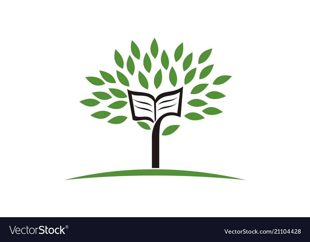 Book tree Royalty Free Vector Image - VectorStock