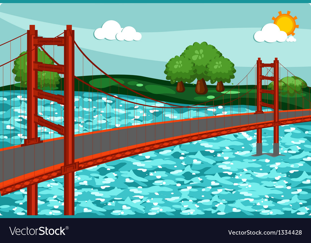 Bridge Royalty Free Vector Image - VectorStock