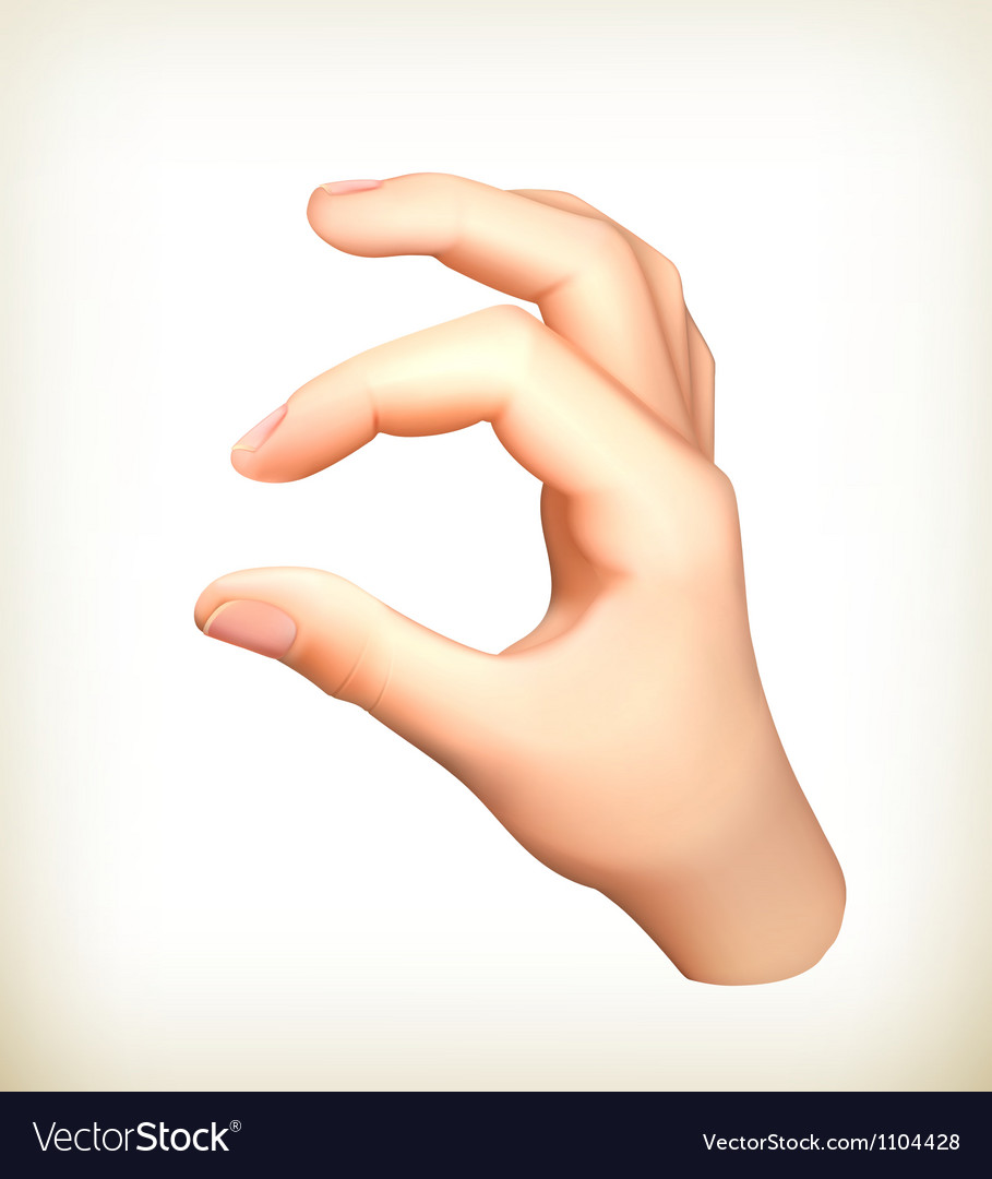 Hand Royalty Free Vector Image - VectorStock
