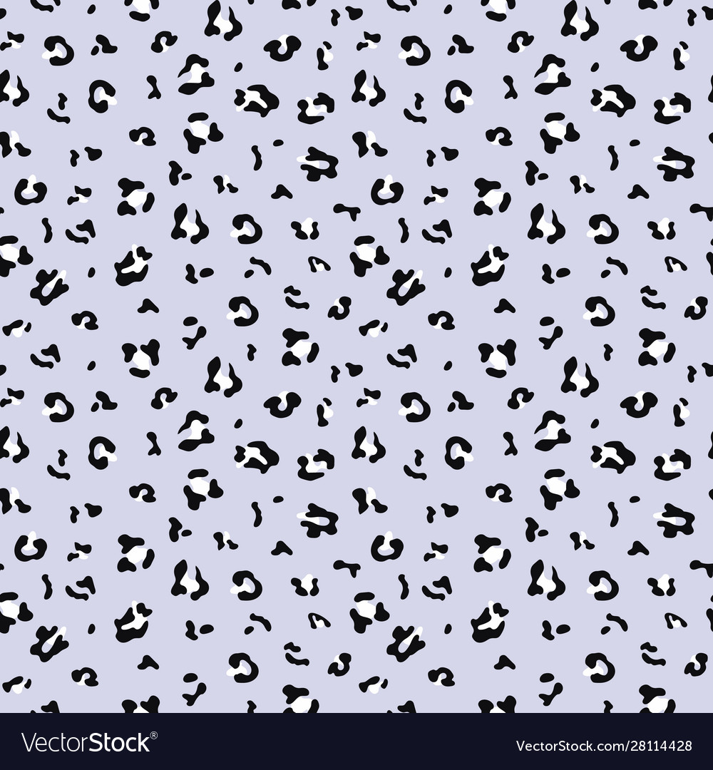 Seamless leopard pattern print Royalty Free Vector Image