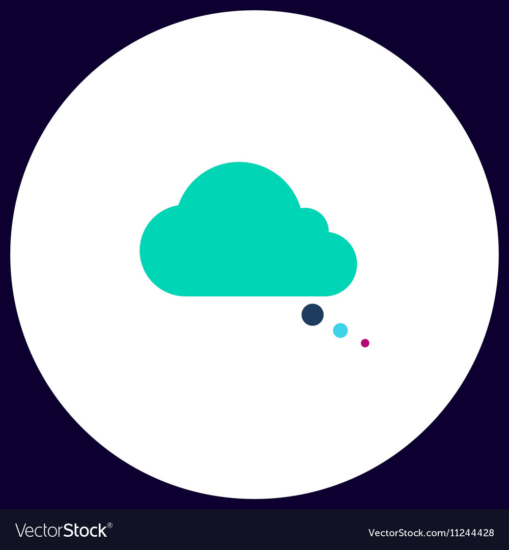 Speech bubble computer symbol Royalty Free Vector Image