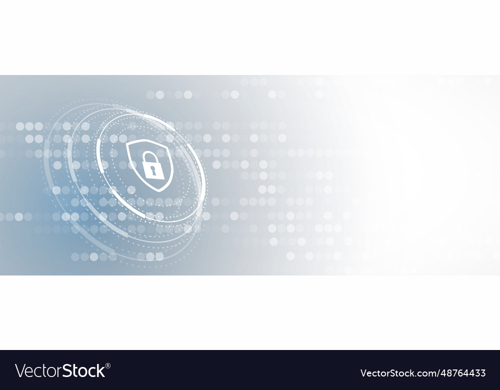 Internet digital security technology concept Vector Image