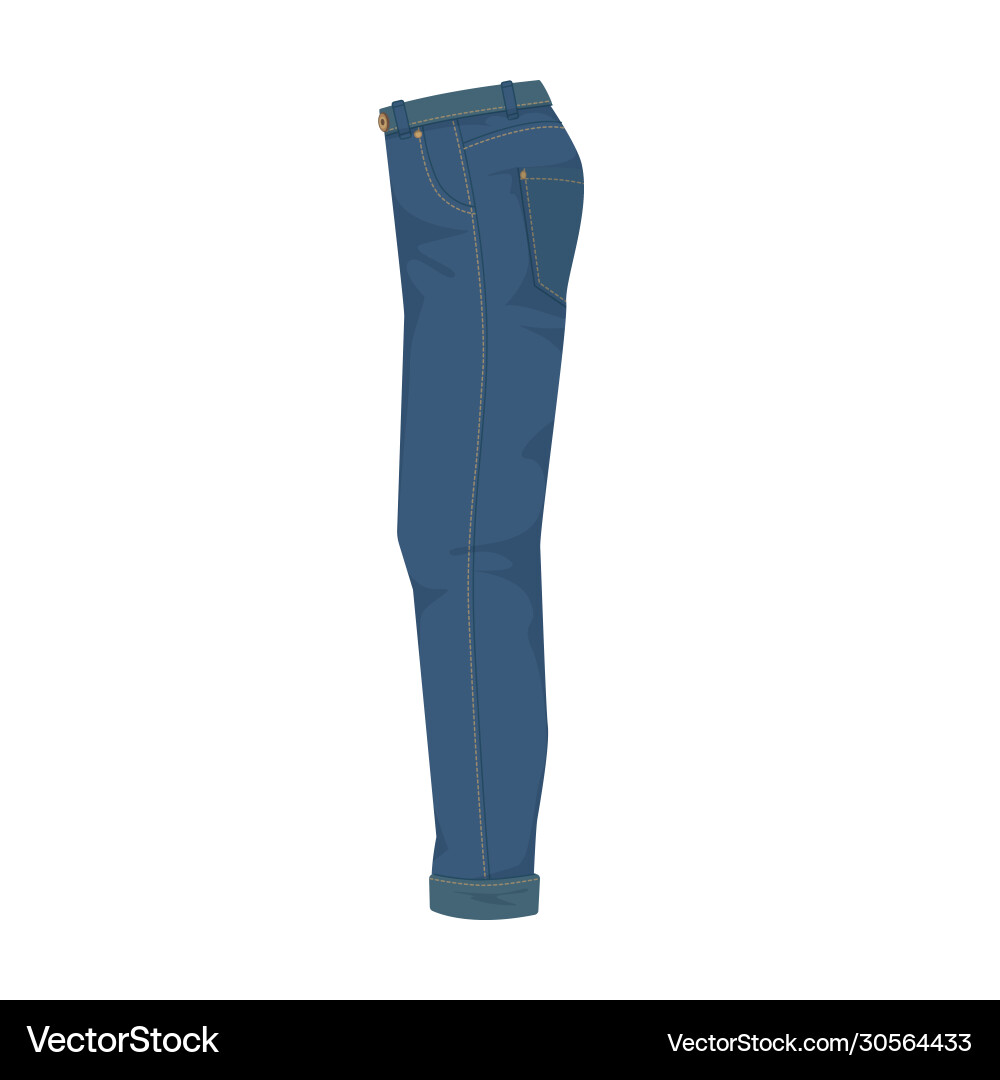 Jeans iconcartoon icon isolated Royalty Free Vector Image