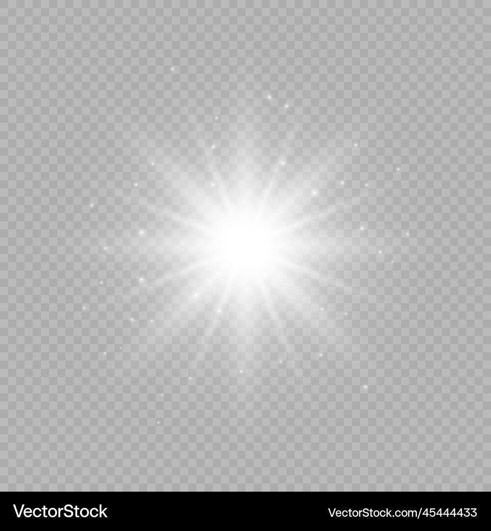 Light effect of lens flares Royalty Free Vector Image