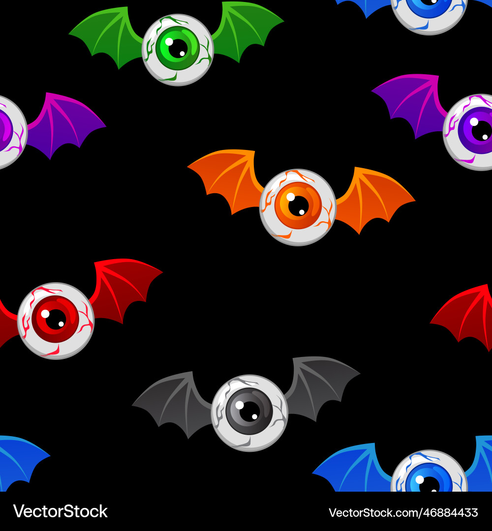 Red flying eyeball of flying Royalty Free Vector Image