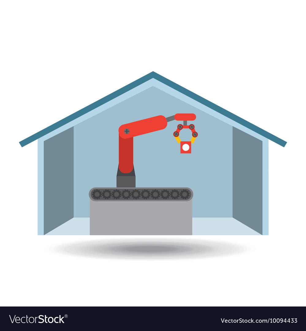 Robot technology machine Royalty Free Vector Image