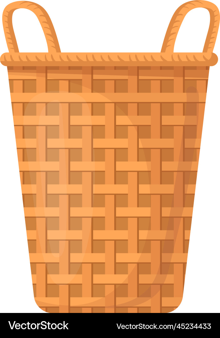 Cartoon Wicker Basket