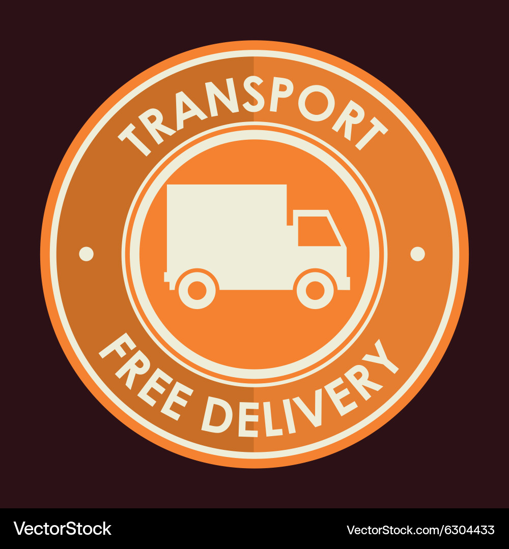 Transport delivery and shipping Royalty Free Vector Image