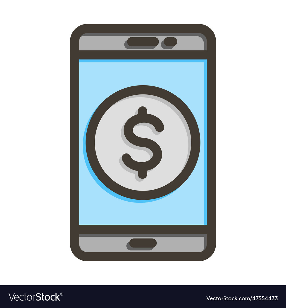 Valuable thick line filled colors for personal Vector Image