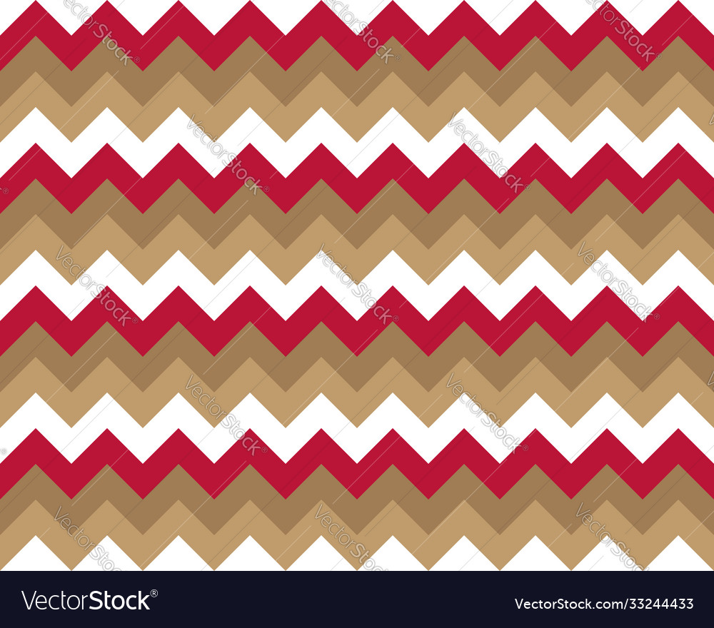 Zigzag pattern seamless zig zag background color Vector Image