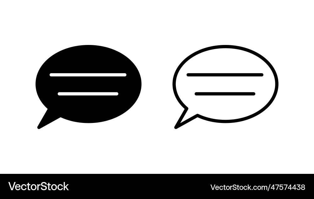 Chat icon chat icon in trendy flat style Vector Image