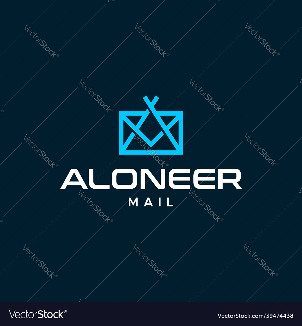 Mail logo Royalty Free Vector Image - VectorStock
