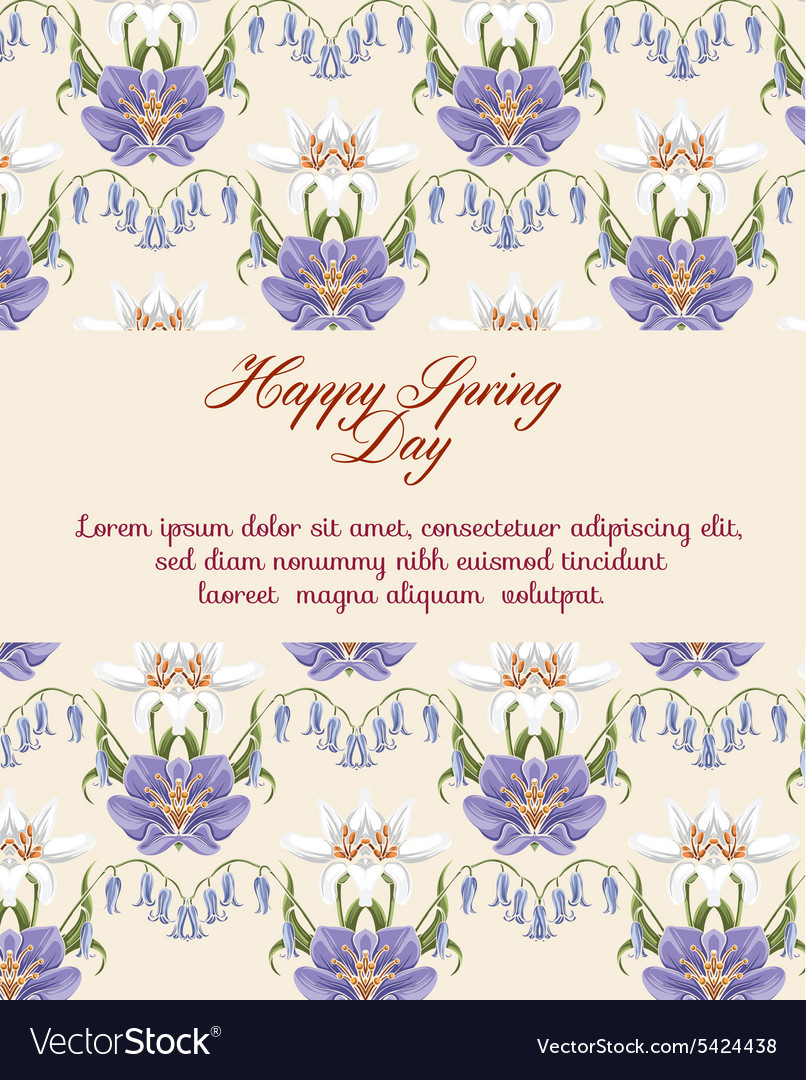 Spring Royalty Free Vector Image - VectorStock