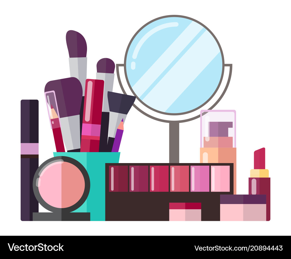 Decorative cosmetics and professional makeup tools