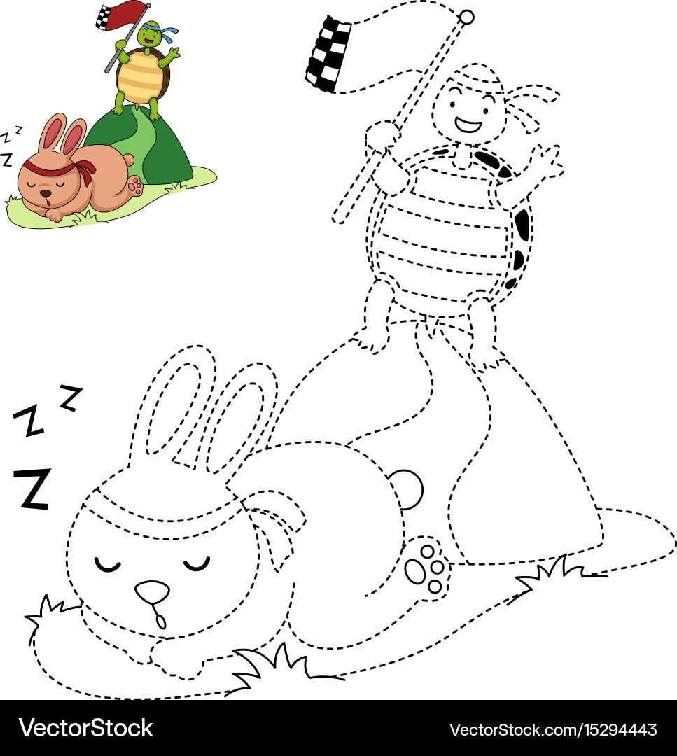 Educational game for kids and coloring book Vector Image