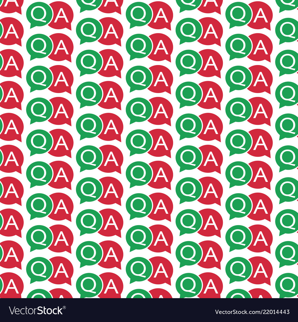 Pattern background question answer icon Royalty Free Vector Pattern background question answer icon Royalty Free Vector