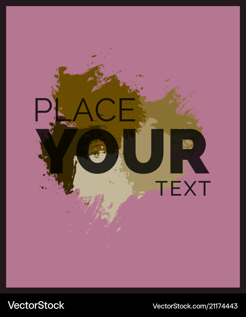 Watercolor splash frame sale banner Royalty Free Vector