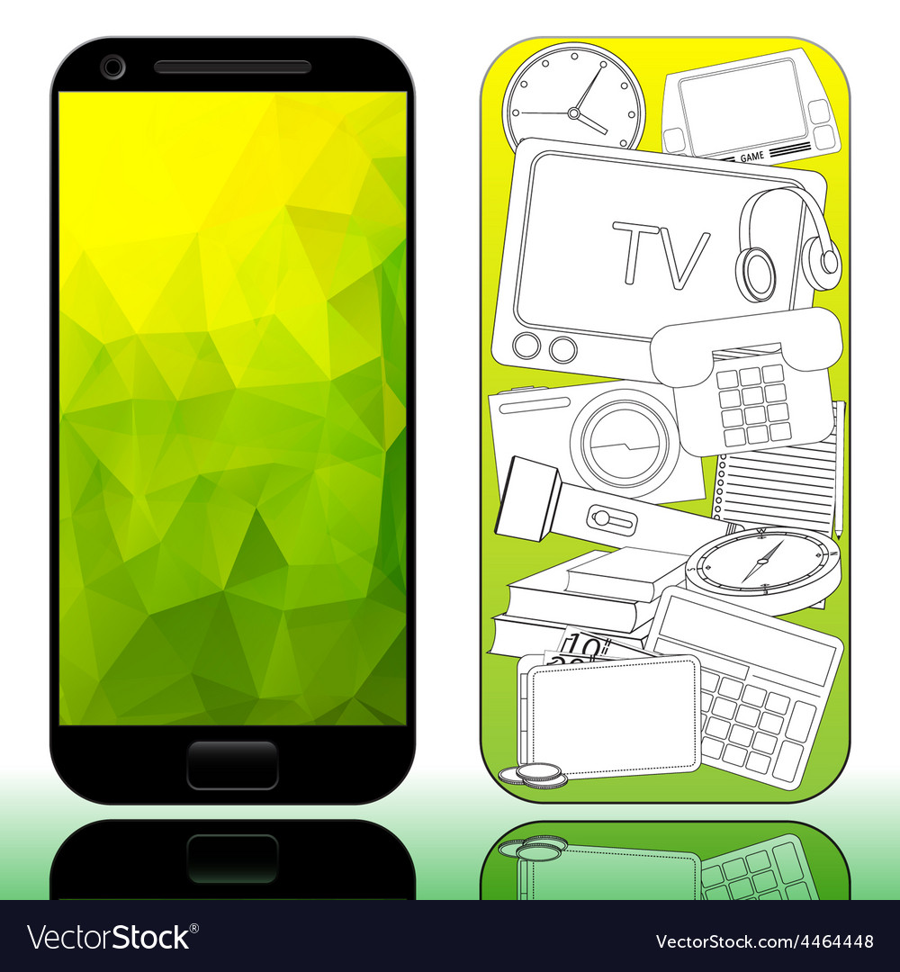 Mobile Royalty Free Vector Image - VectorStock