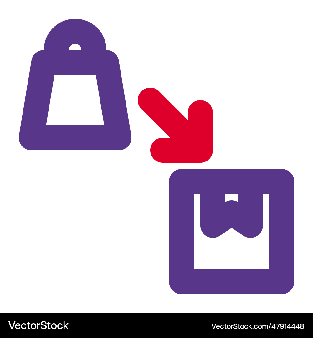Packing of items for delivery Royalty Free Vector Image