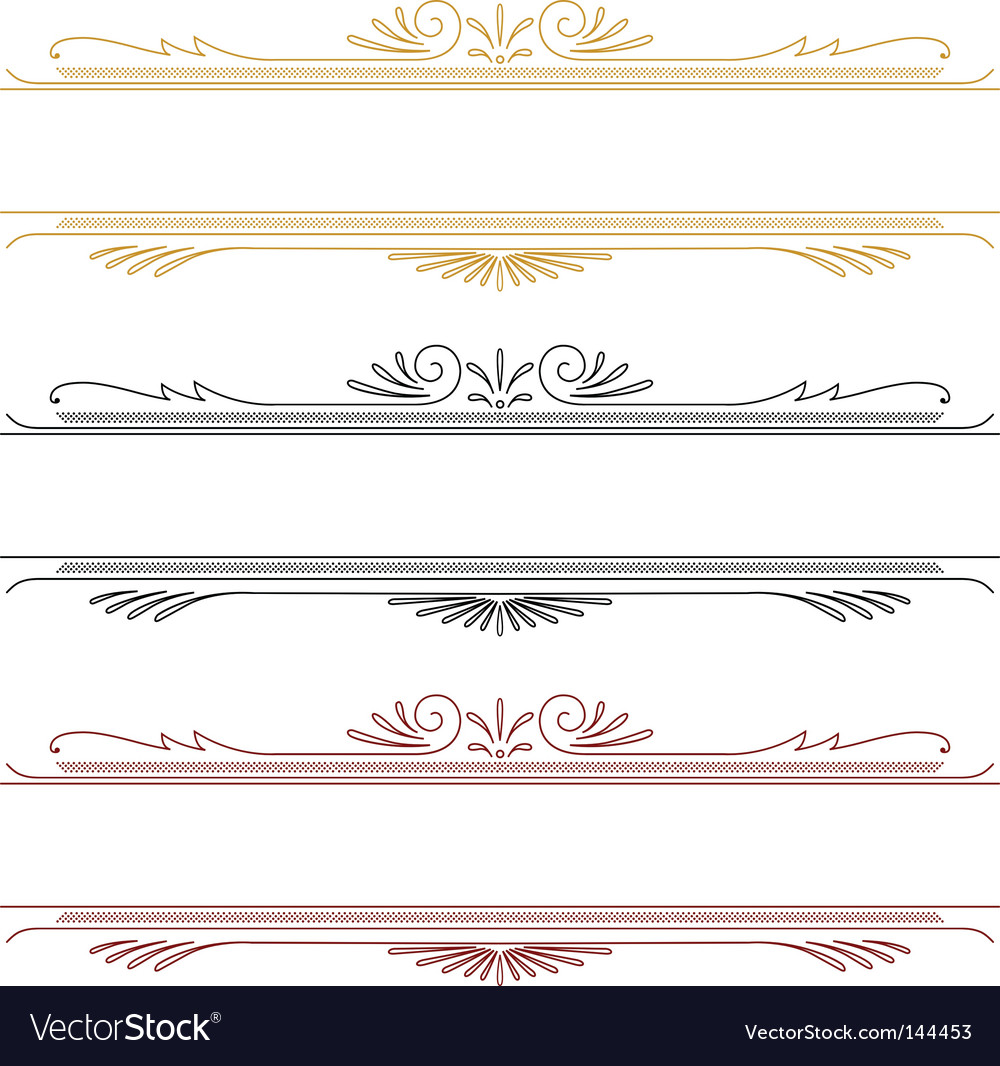 Border element Royalty Free Vector Image - VectorStock