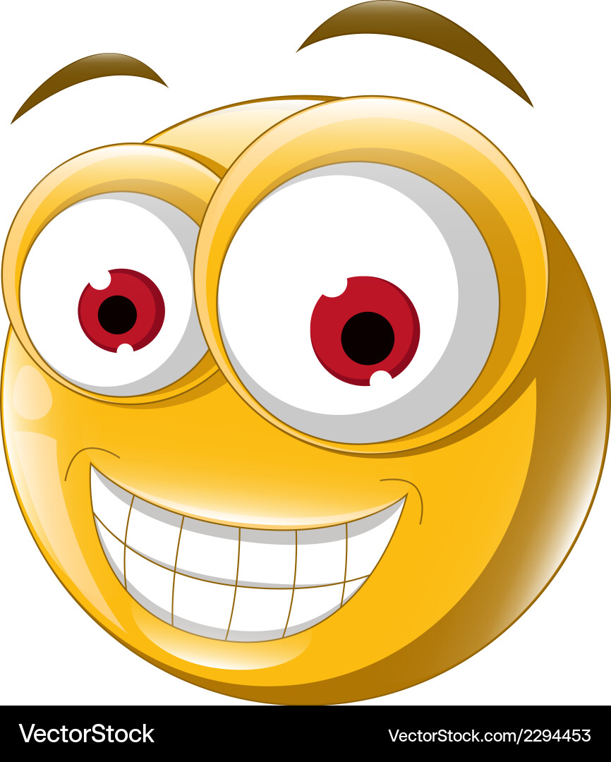 Emoticon smile for you design Royalty Free Vector Image