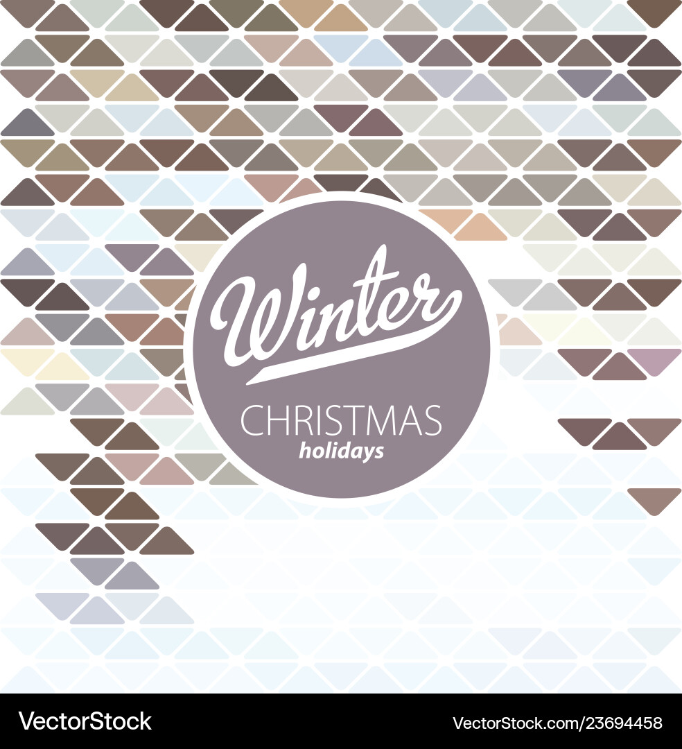 Design template winter season poster Royalty Free Vector