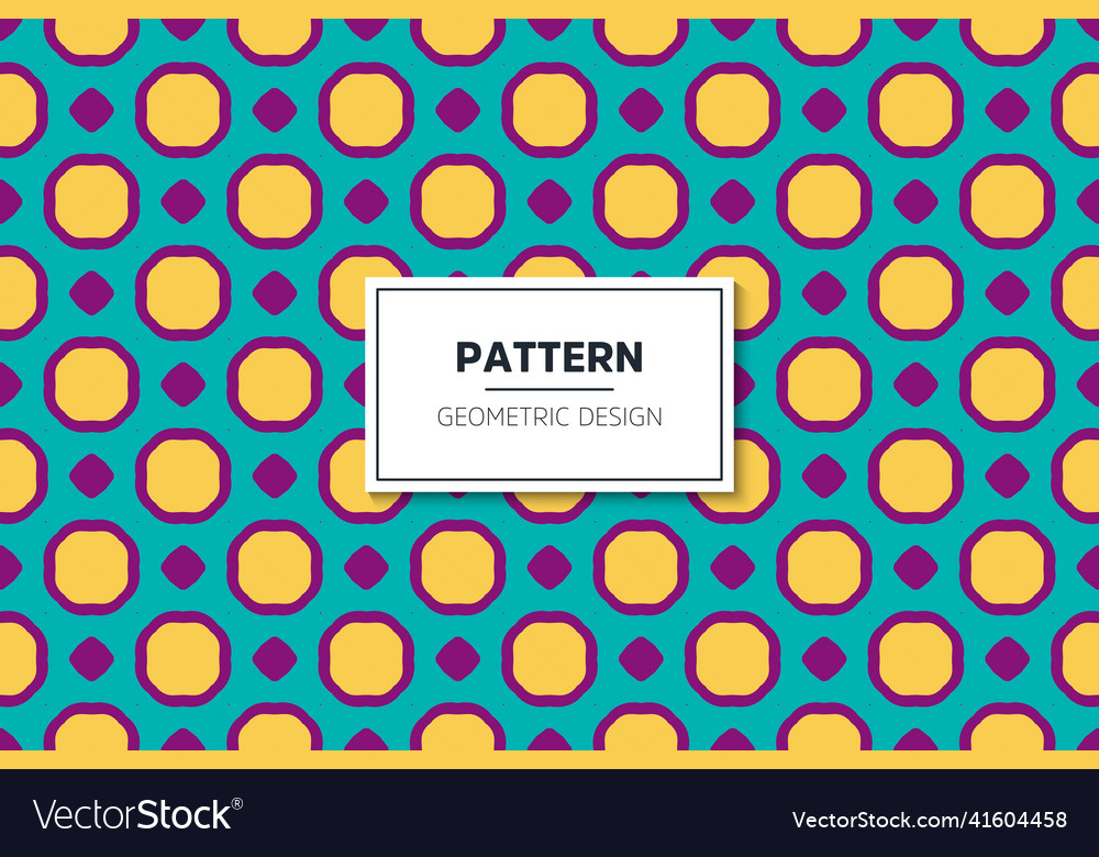 Geometric simple seamless pattern with colorful Vector Image