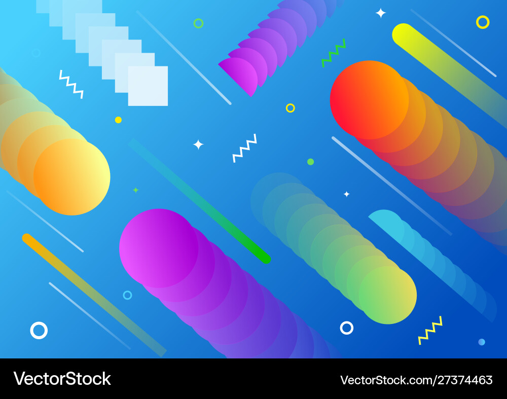 Abstract geometrical shape background design Vector Image