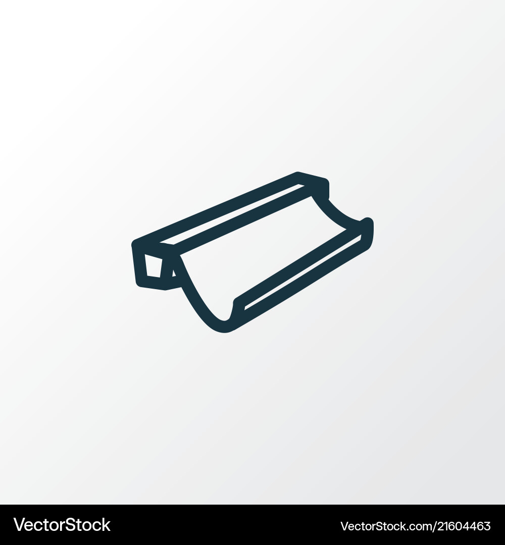 Baking paper icon line symbol premium quality Vector Image