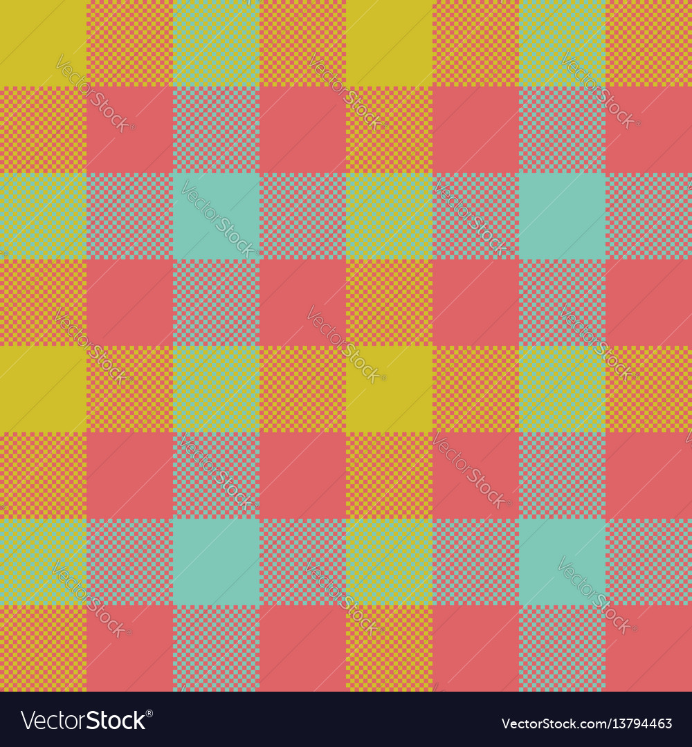 Check plaid seamless pattern Royalty Free Vector Image