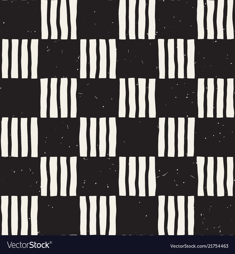 Hand drawn seamless repeating pattern Royalty Free Vector