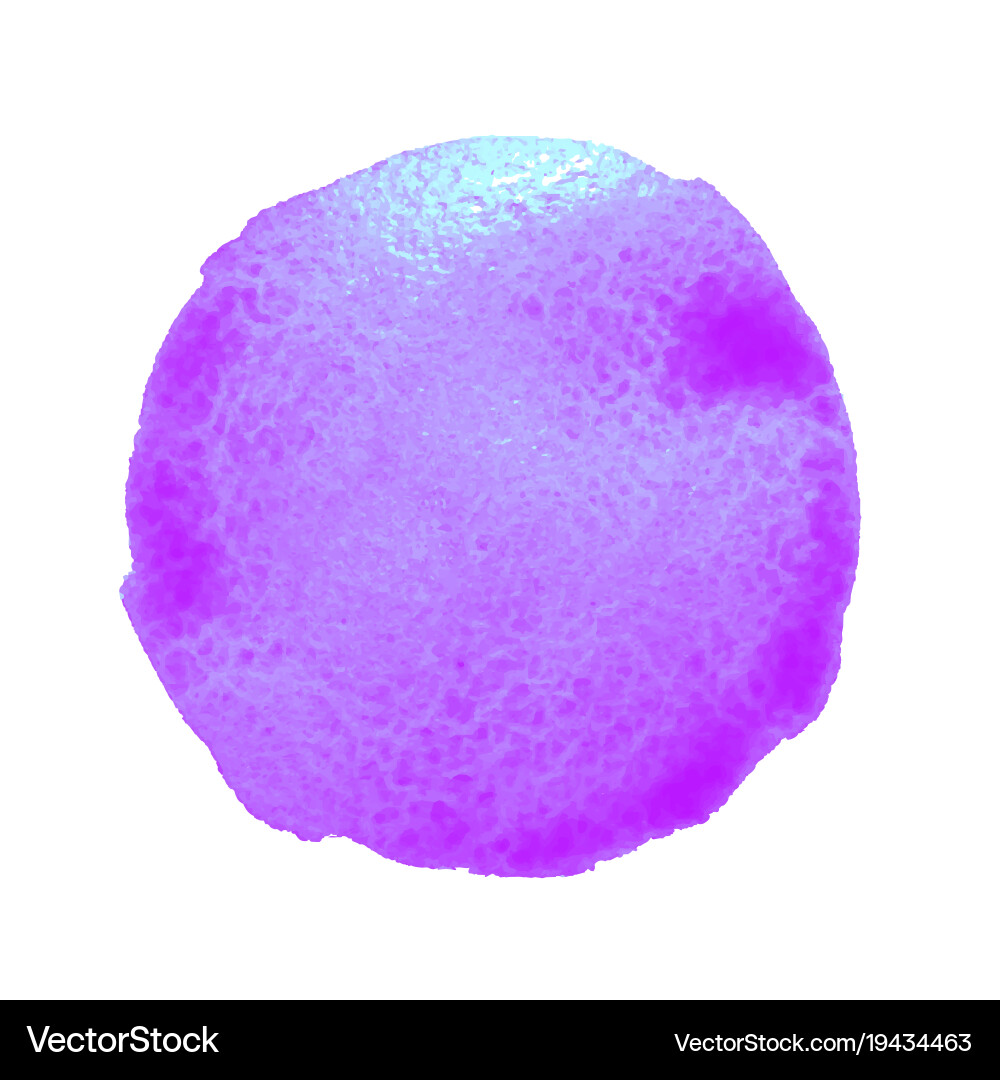 Purple watercolor stain Royalty Free Vector Image