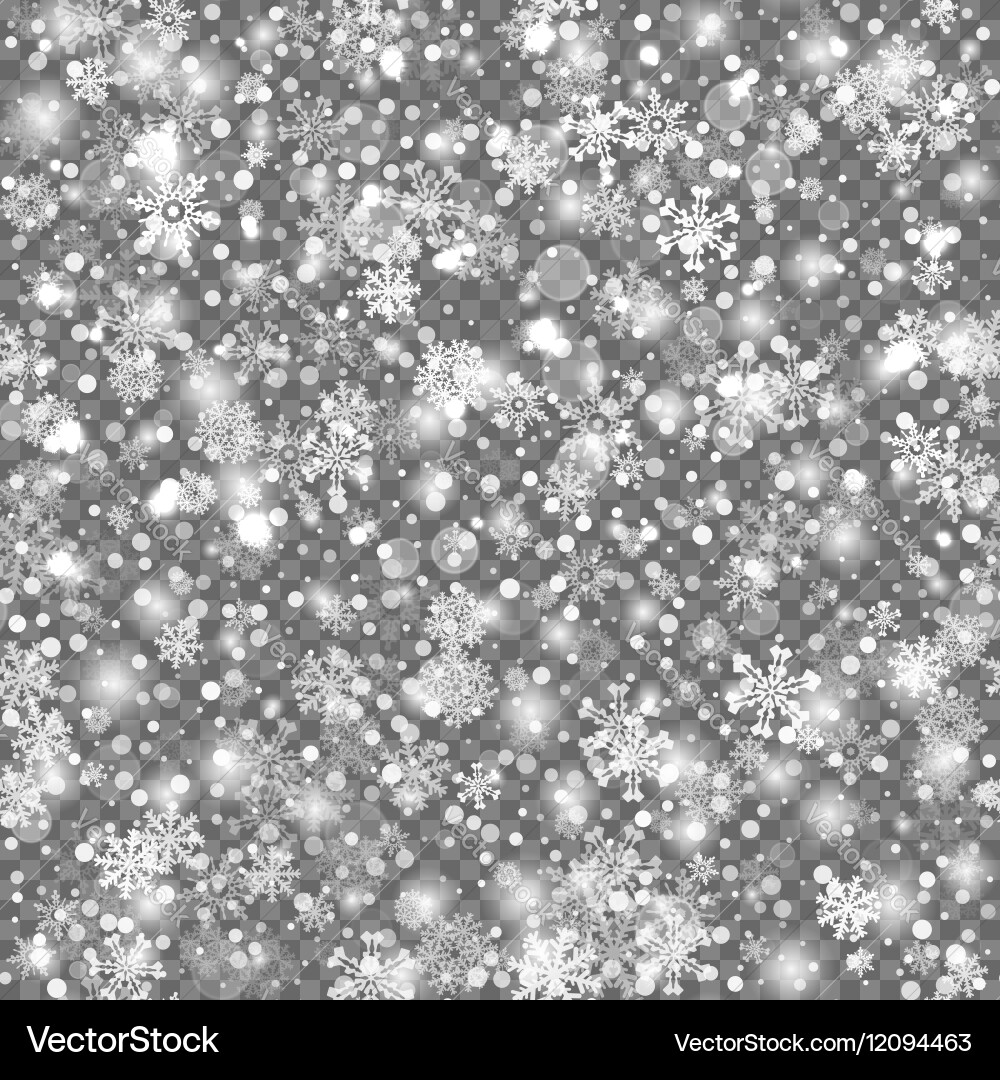 Winter background with snow christmas banner Vector Image